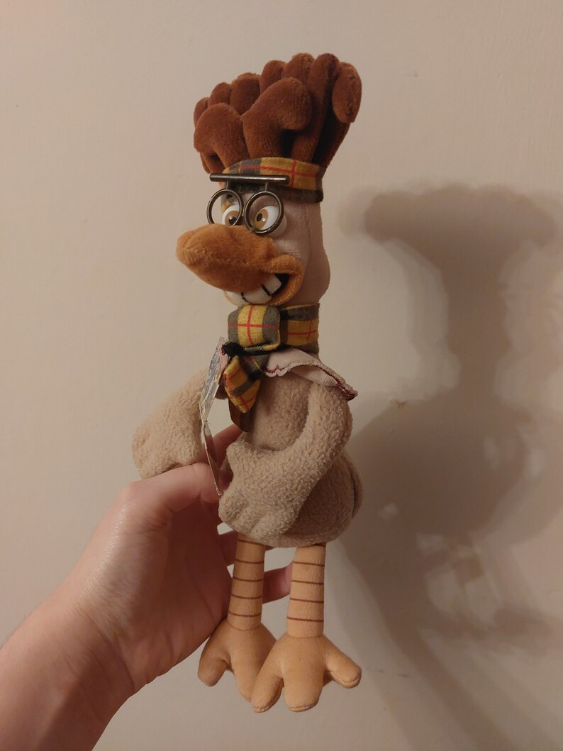 CHICKEN RUN Plush Toy MAC Chicken Lover Gift Stuffed Animal Rooster ...