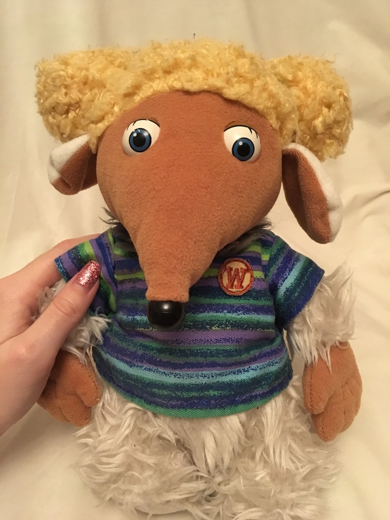 Vintage Alderney Womble Fluffy Large Plush Toy Medium Beanie - Etsy UK