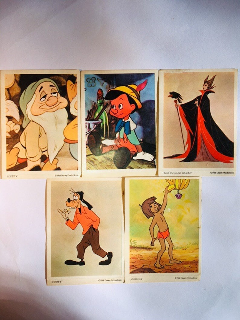 90s Disney Advertising Stickers / Jungle Book / Pinocchio / Goofy ...