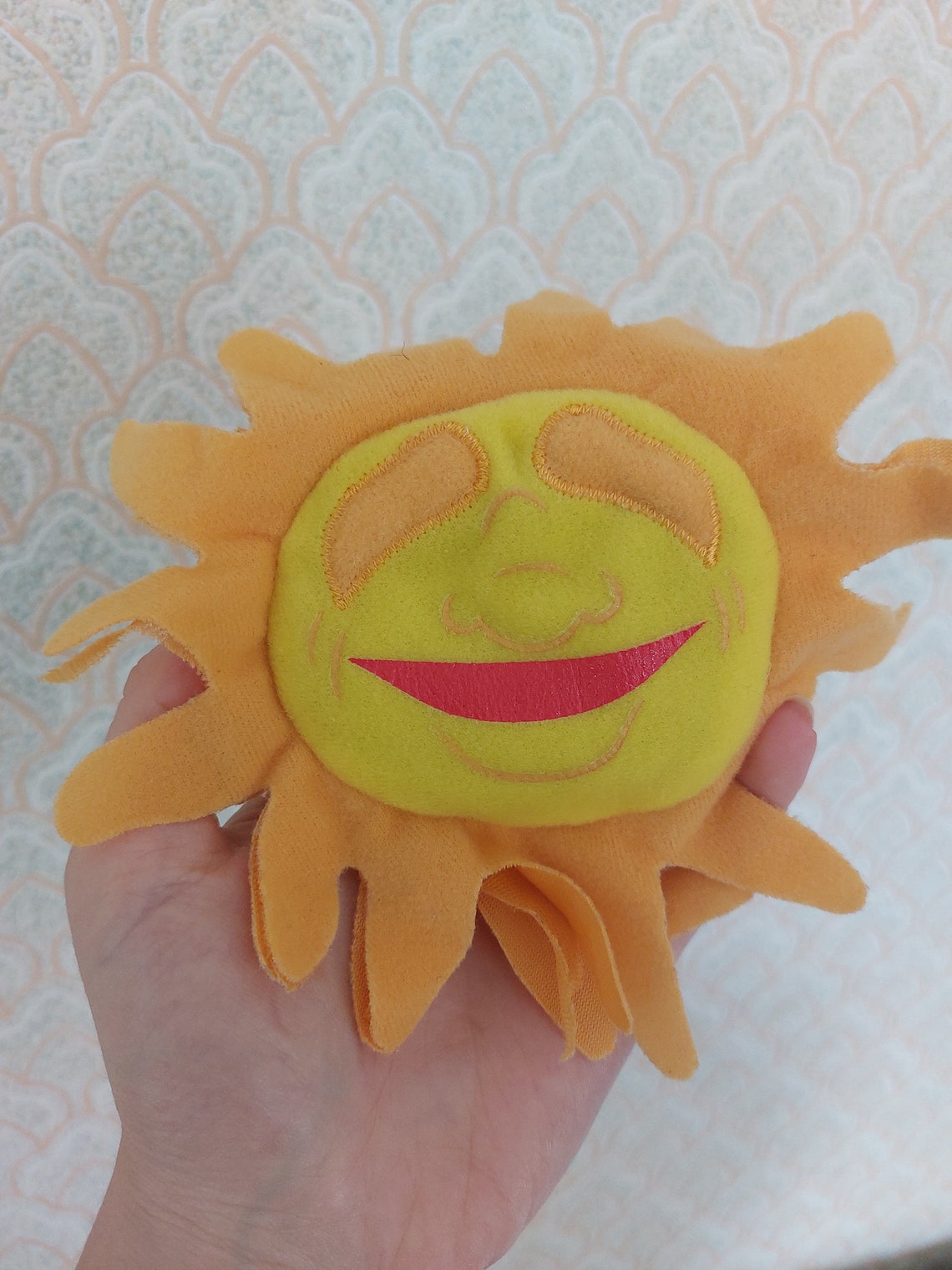 Vintage Bear in the Big Blue House Luna Moon Horoscope Reversible Sun ...