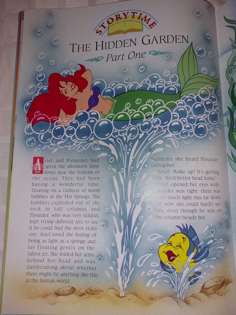 1994 DISNEY ARIEL Magazine Ariel's World Issue 3 / - Etsy