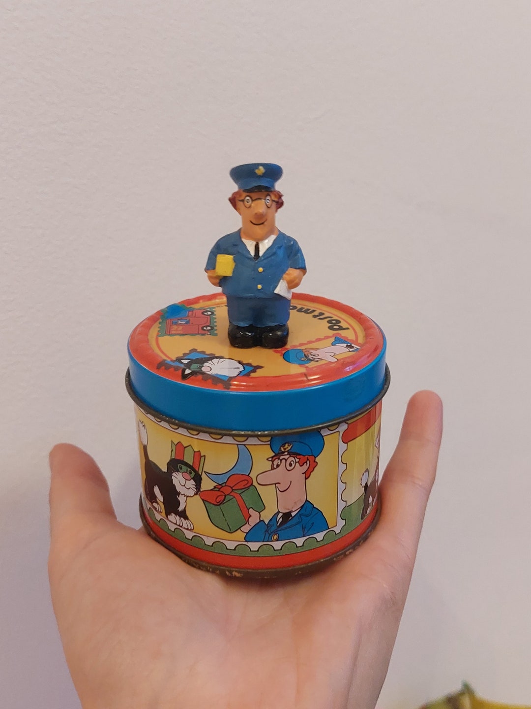 Vintage 1990s Postman Pat Small Confectionery Tin Vintage Postman Gift ...