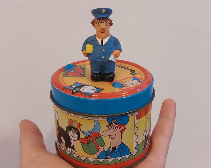 Vintage 1990s Postman Pat Small Confectionery Tin Vintage Postman Gift ...
