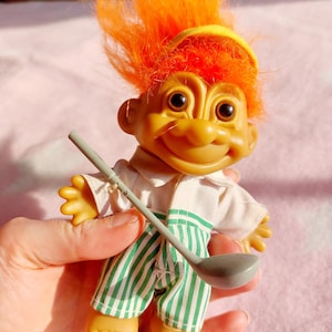 Golf Troll, Vintage Trolls, 90'S Troll, Cute Fun Toys, RUSS - Etsy