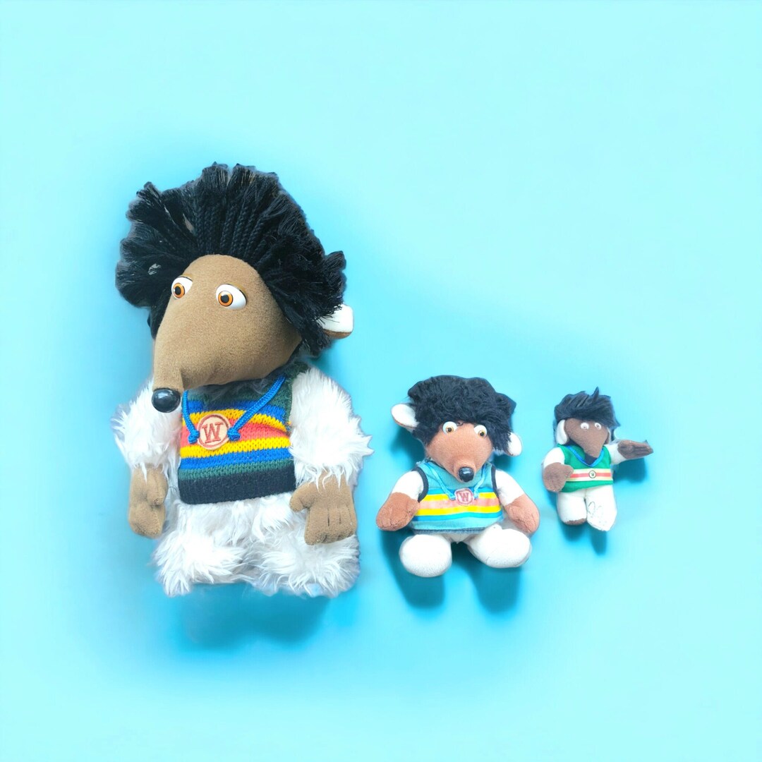 Vintage Stepney Womble Fluffy Large Plush Toy Medium Beanie Baby Uncle ...