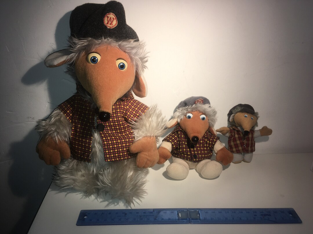 Vintage Bungo Womble Fluffy Large Plush Toy Medium Beanie Baby - Etsy