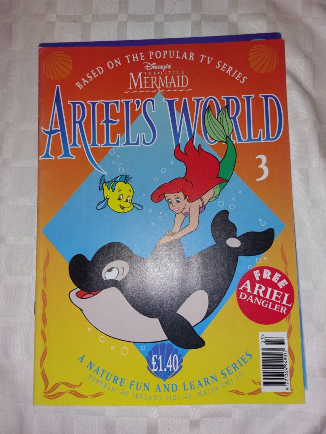 1994 DISNEY ARIEL Magazine Ariel's World Issue 3 Disney's Little ...
