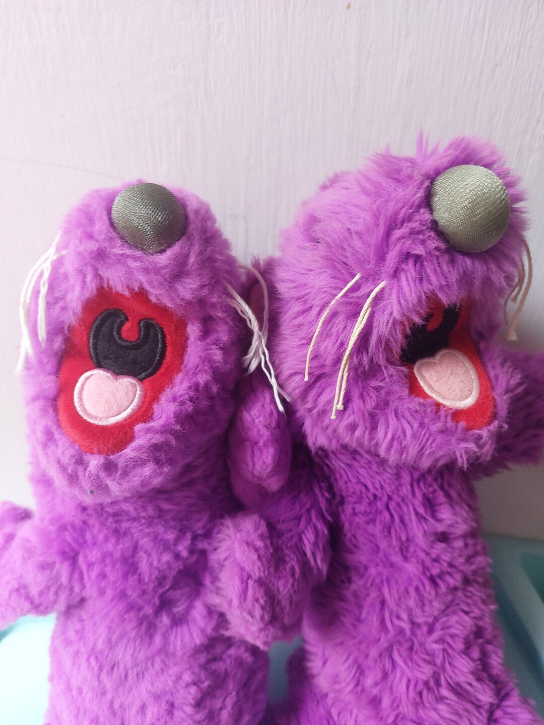 Pip and Pop Bear in the Big Blue House Otters Purple Plush Toy Otter ...