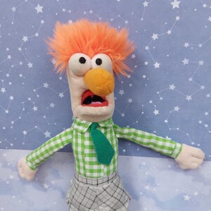 Disney Beaker Plush Muppet Jim Henson Scientist Assistant Orange Hair ...