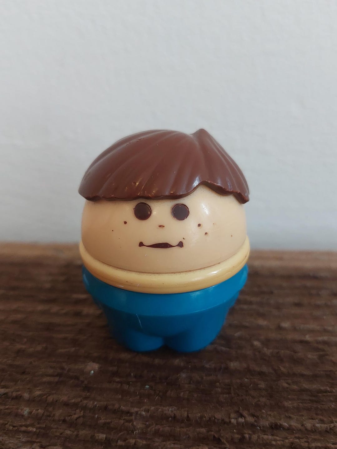 Vintage Little Tikes Brown Hair Boy Toddle Tots Toy Figure People ...