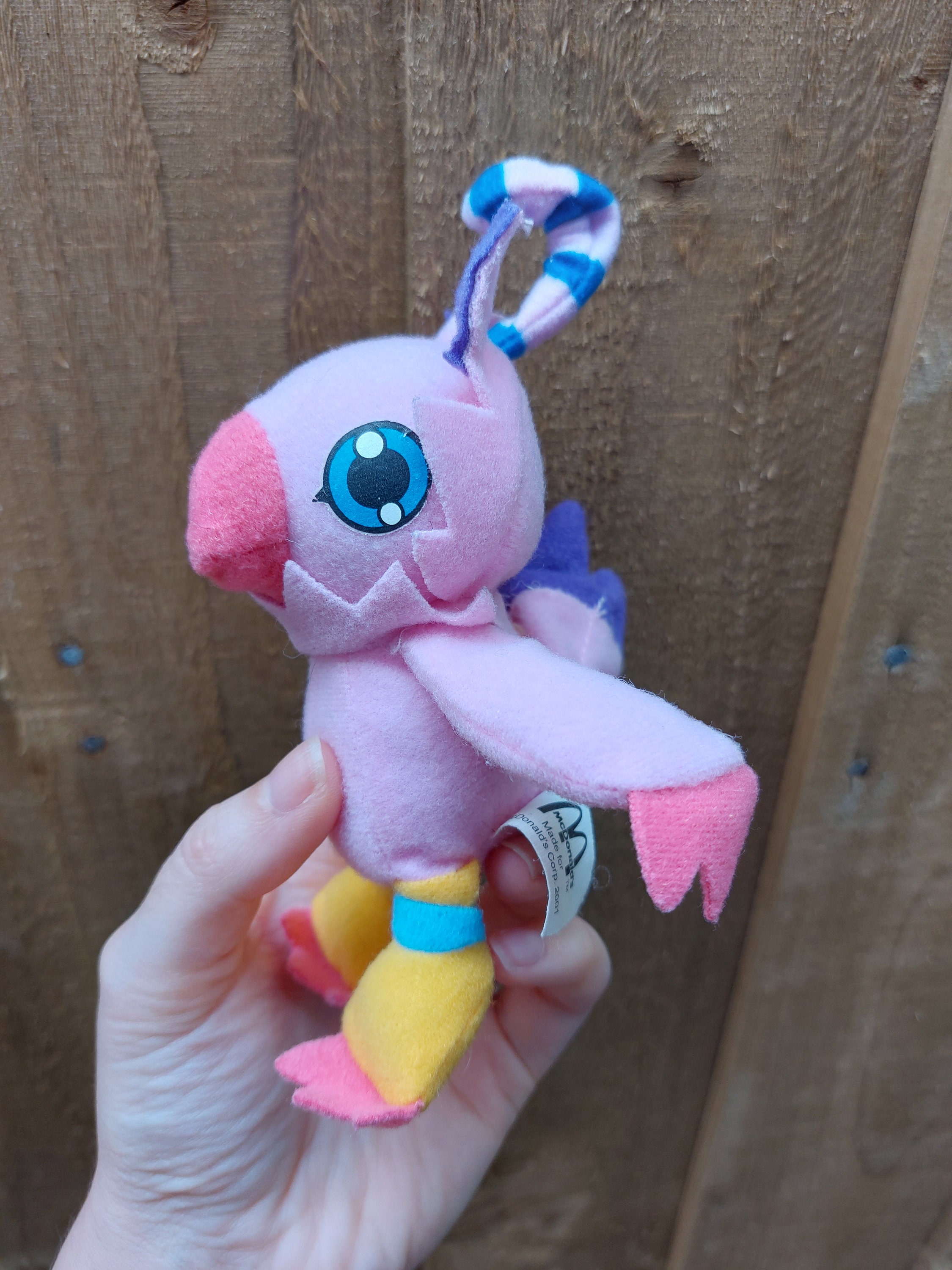 Digimon Biyomon Mcdonalds Toy Nostalgic Gift Teddy Bear - Etsy