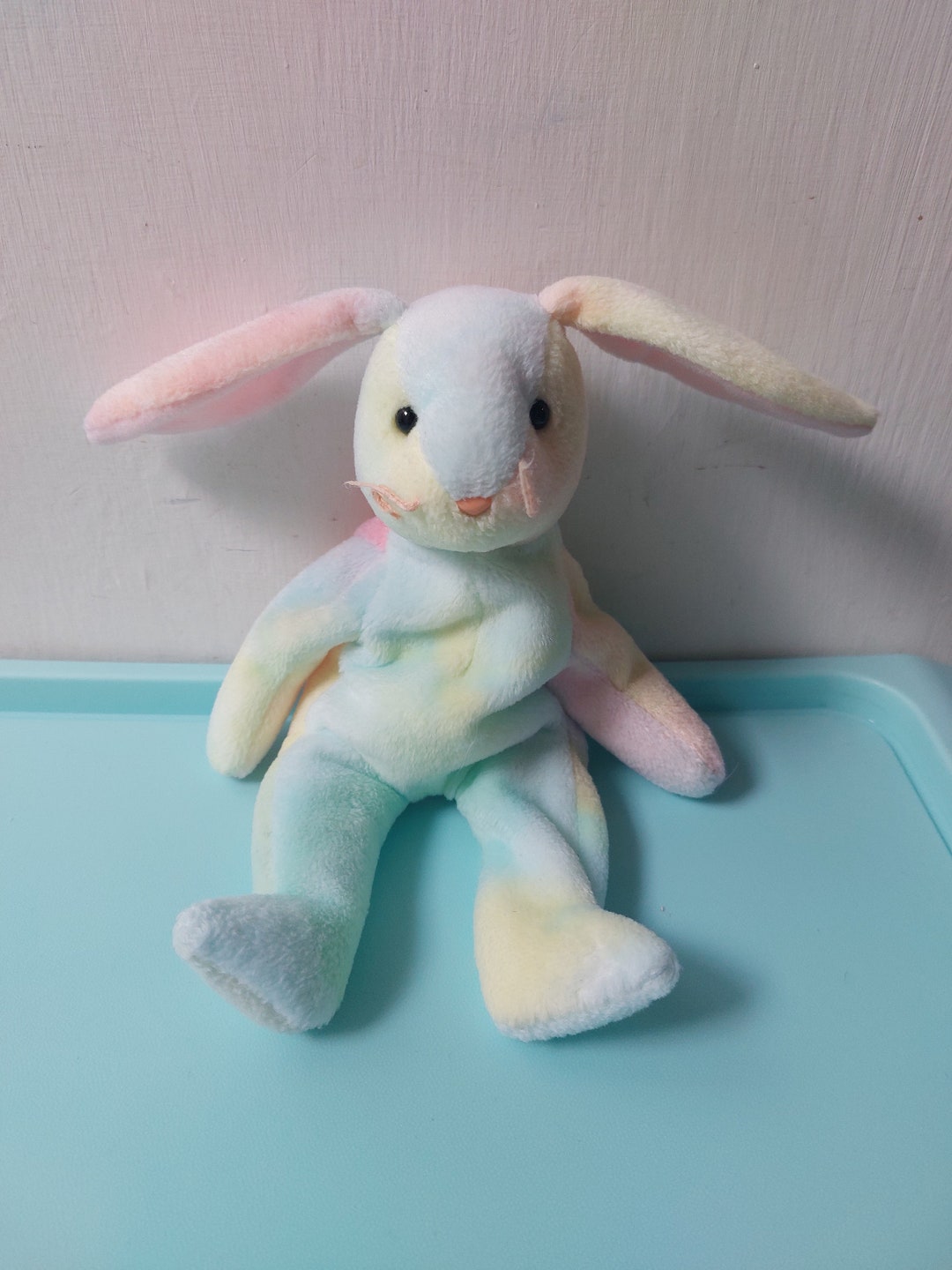 Rabbit TY Beanie Baby Plush Toy Bunny Rabbit Stuffed Animal April ...
