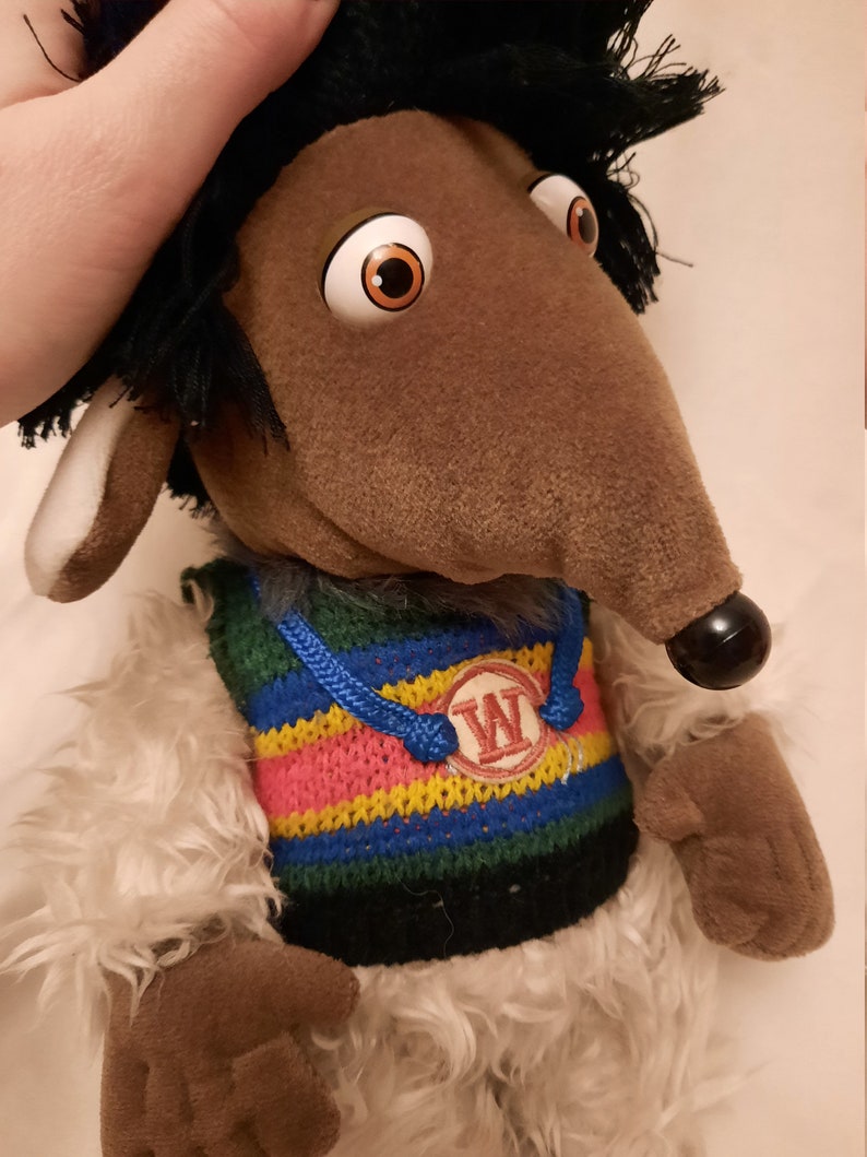 Vintage Stepney Womble Fluffy Large Plush Toy Medium Beanie - Etsy UK