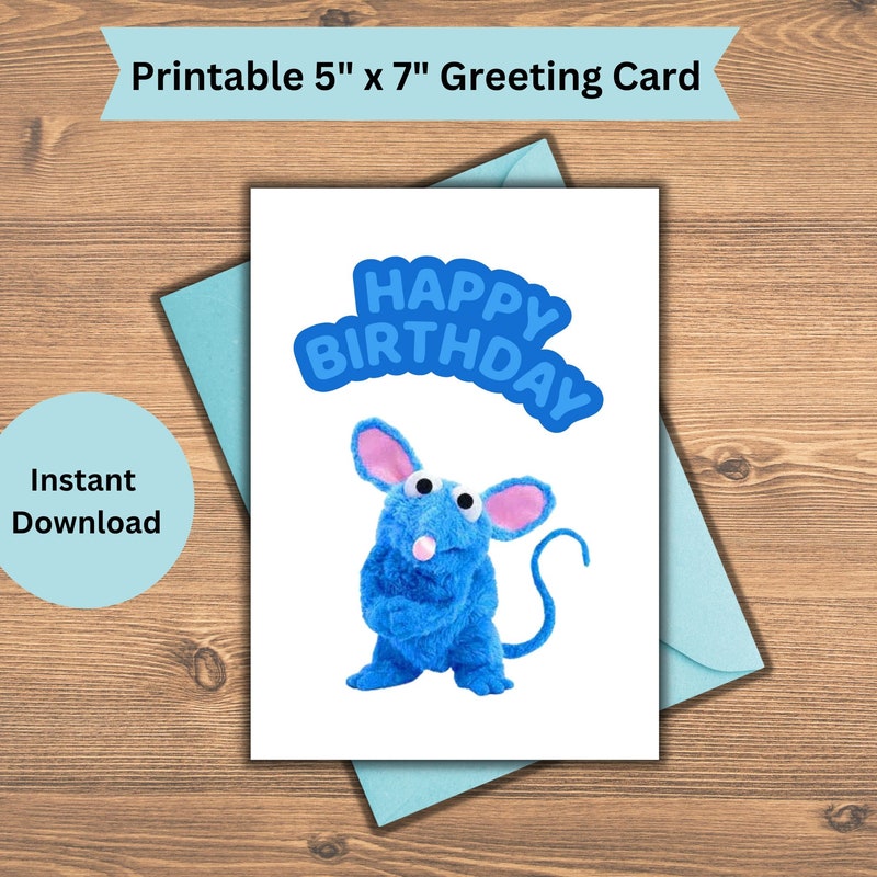 Cartoon Birthday Cards - Etsy