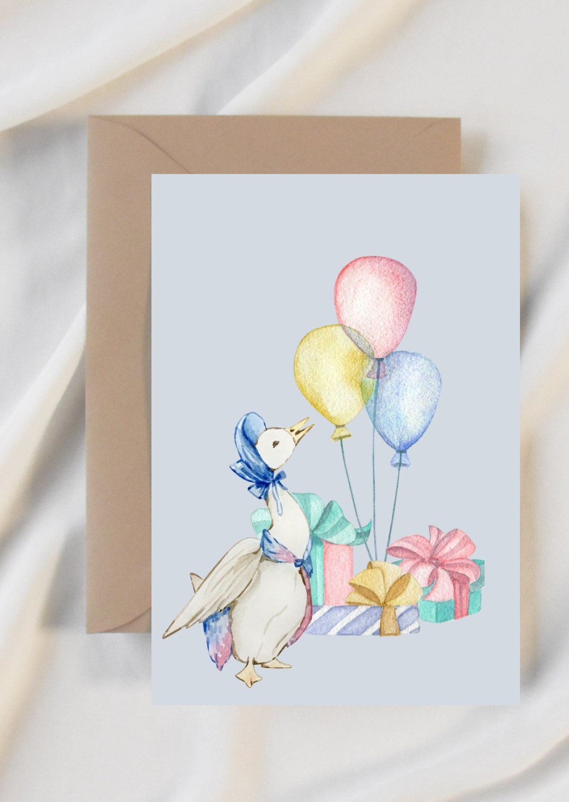Instant Download Beatrix Potter Card Greetings Card Blank Card Jemima ...