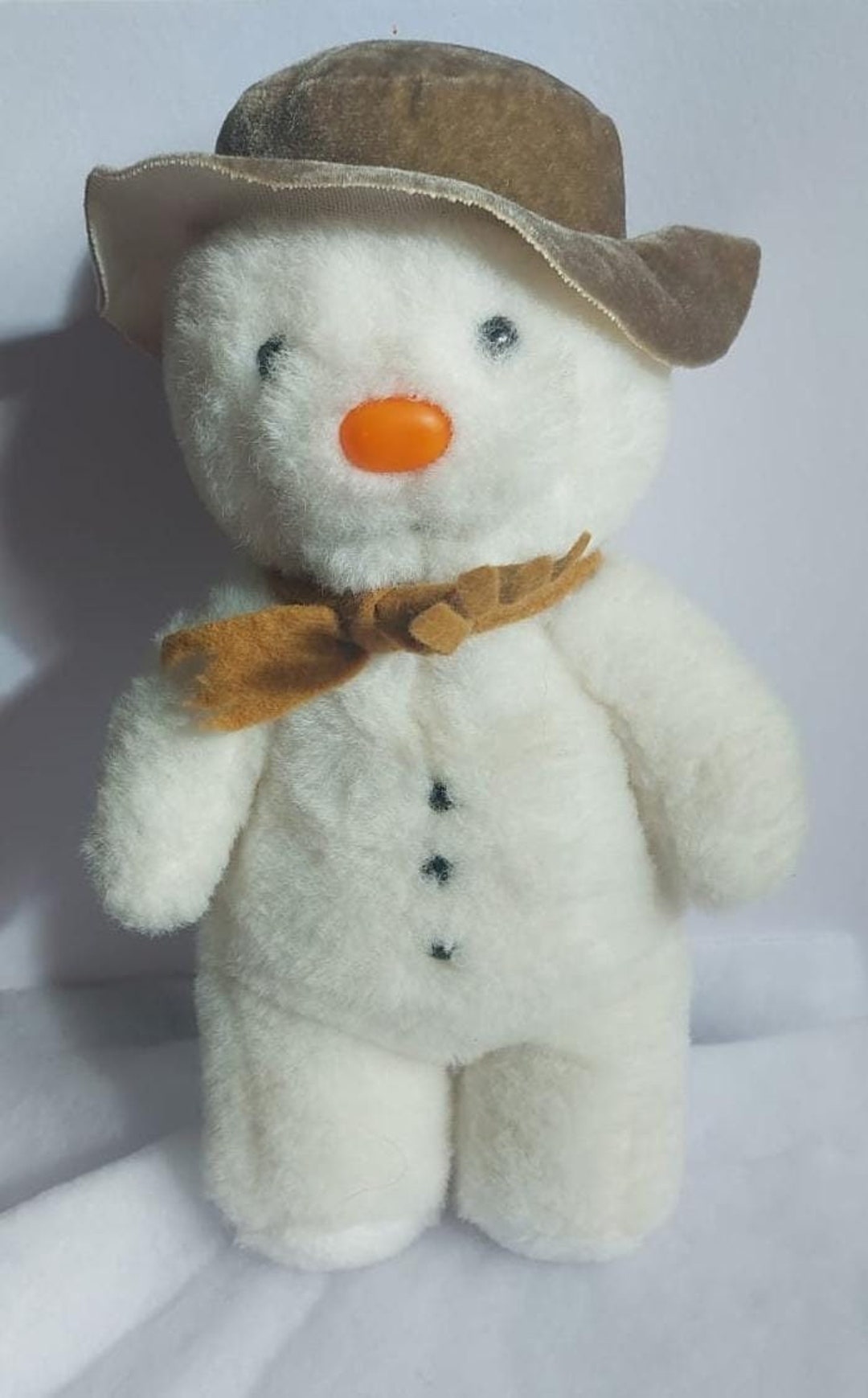 Vintage the Snowman Raymond Briggs Plush Toy Nostalgic 90s Stuffed ...