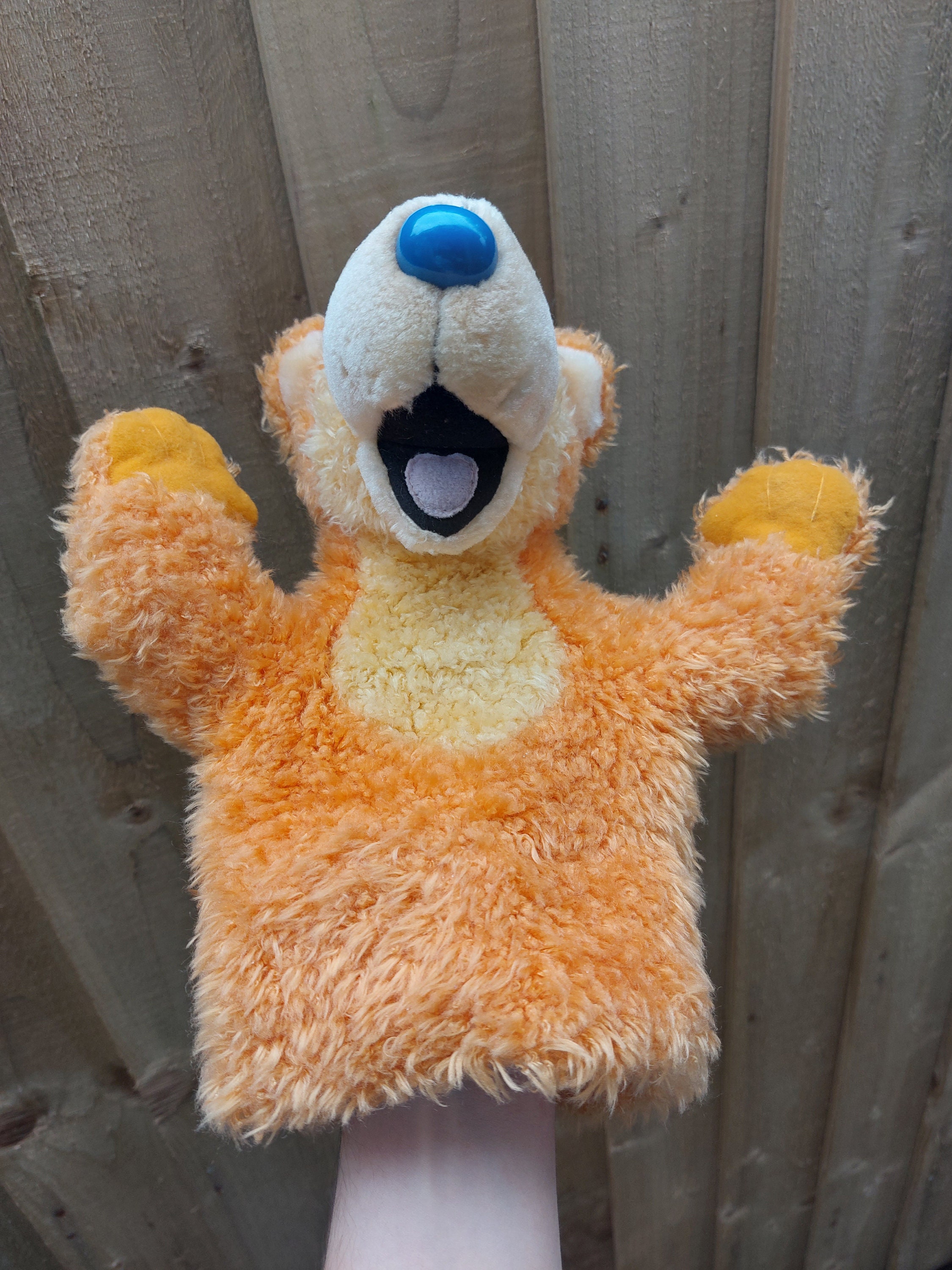 Puppet Bear in the Big Blue House Plush Teddy Bear Small - Etsy UK