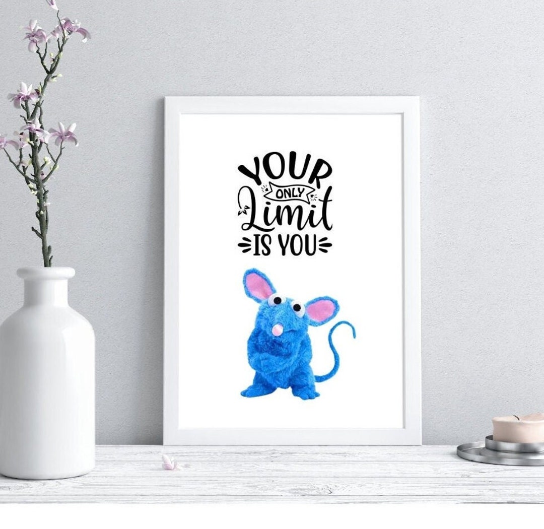 Positive Affirmations Bear in the Big Blue House Instant Download Wall ...