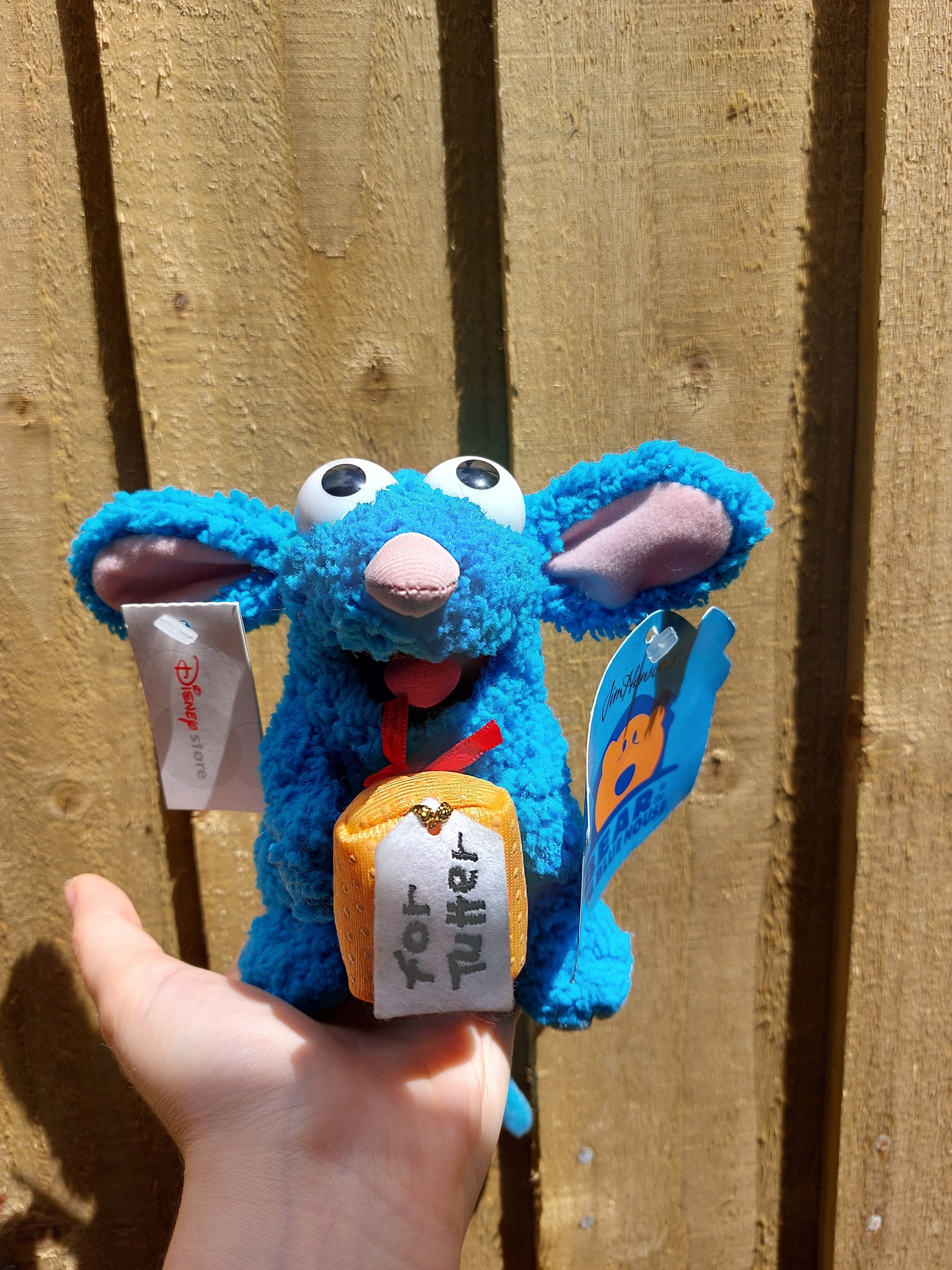 TUTTER Bear in the Big Blue House Christmas Version Holding a - Etsy UK