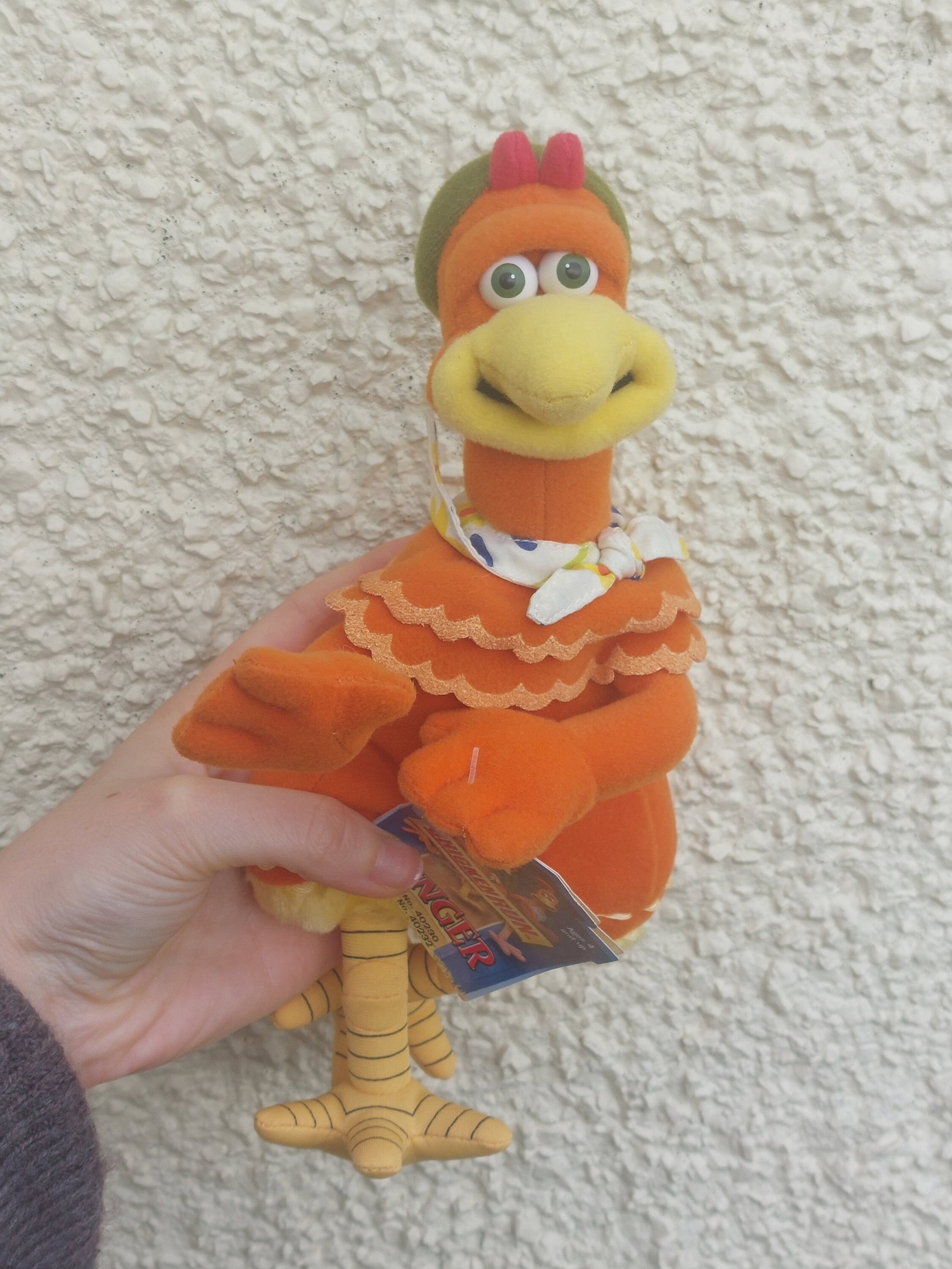 CHICKEN RUN Plush Toy GINGER Chicken Lover Gift Stuffed Animal Rooster ...