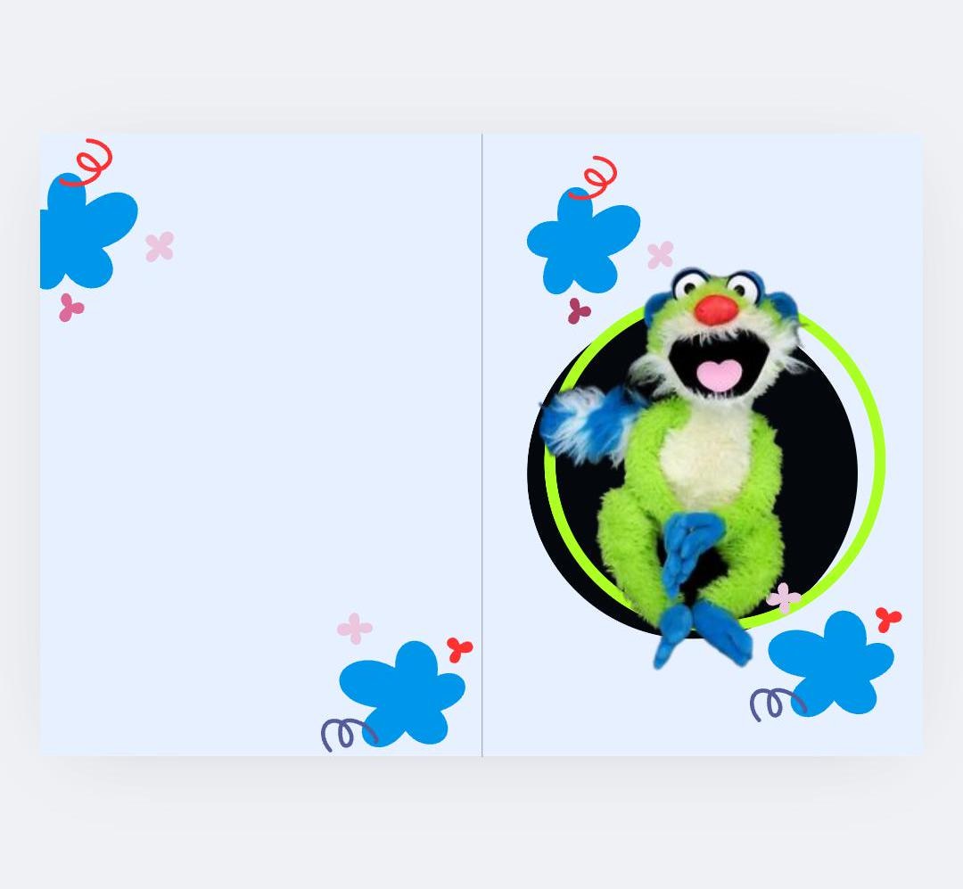 Instant Download Bear in the Big Blue House TREELO Birthday Card for ...