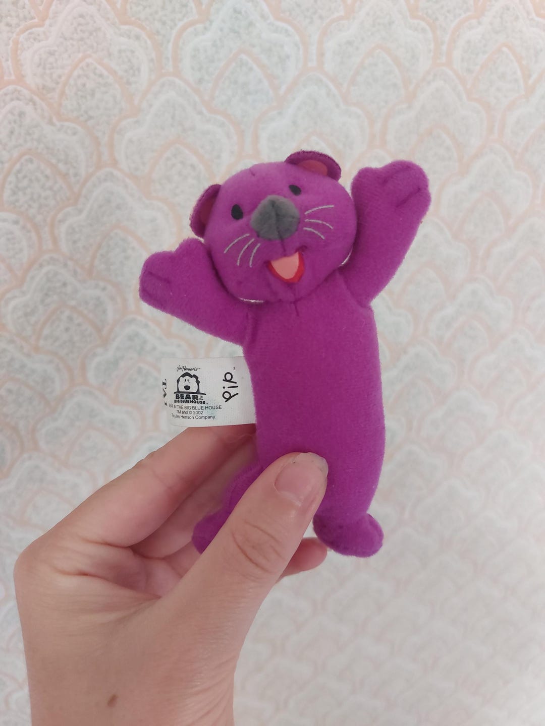 Pip Bear in the Big Blue House Rare Vintage Mcdonalds Toys 2002 Purple ...