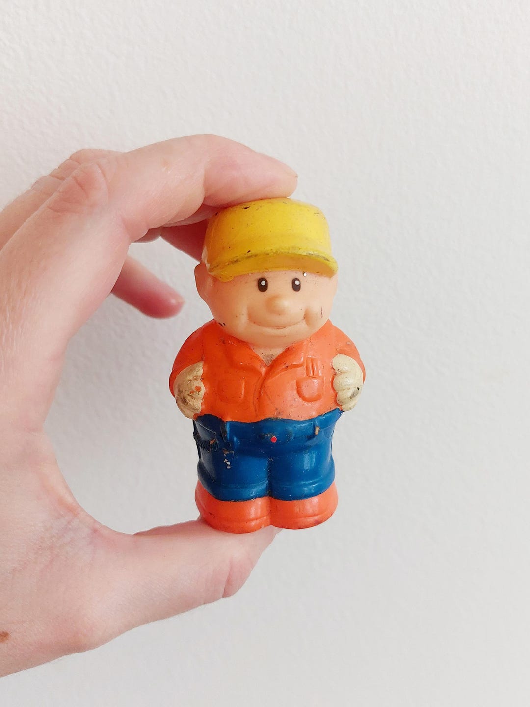 Vintage Shelcore Little People Race Car Worker Produced in 1998 - Etsy