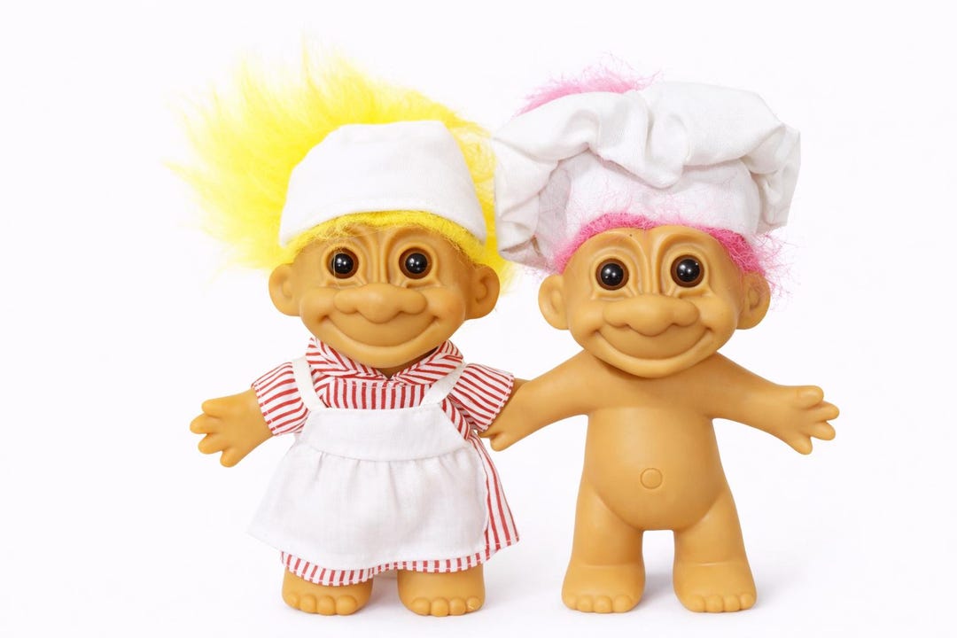 Beautiful Vintage Troll 1950s Waitress the Perfect Diner Decor, Waiter ...