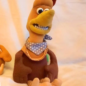 CHICKEN RUN Plush Toy Chicken Stuffed Animal Rocky Babs Ginger Fowler ...