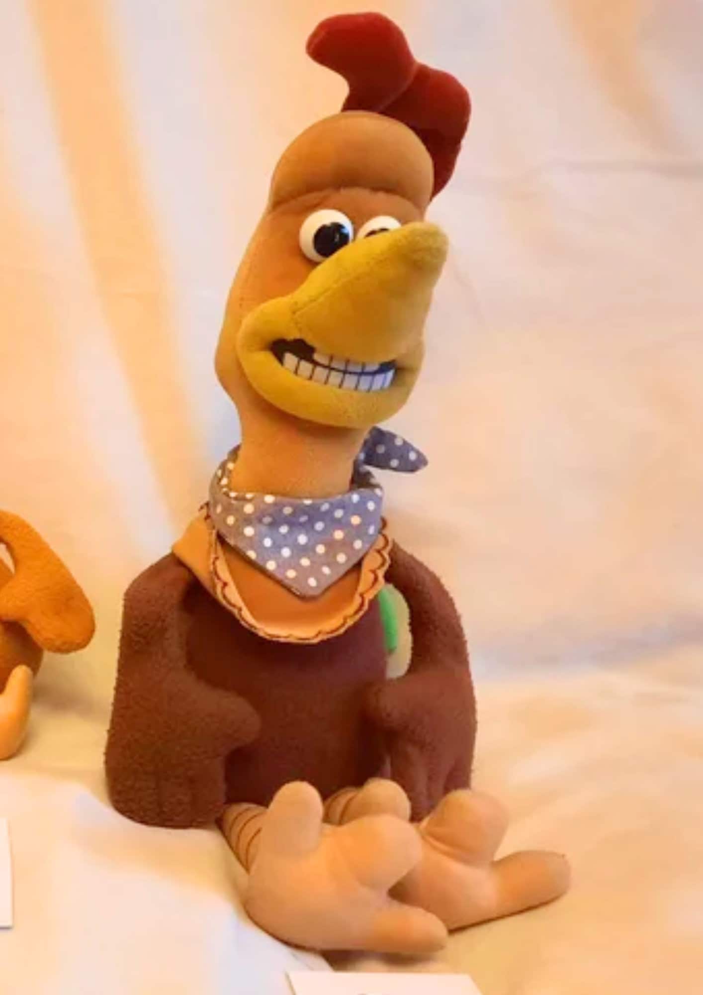 CHICKEN RUN Plush Toy Chicken Stuffed Animal Rocky Babs Ginger Fowler ...