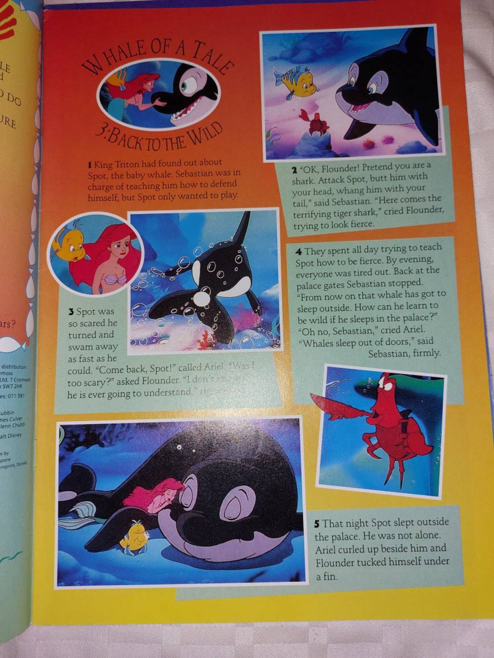 1994 DISNEY ARIEL Magazine Ariel's World Issue 3 Disney's Little ...