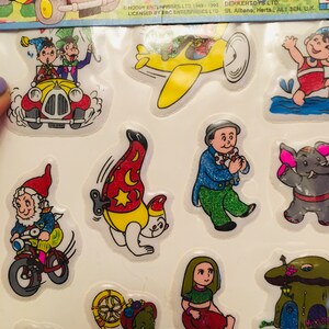 Vintage 1990 Puff Glitter Noddy Stickers in Original Packaging the ...