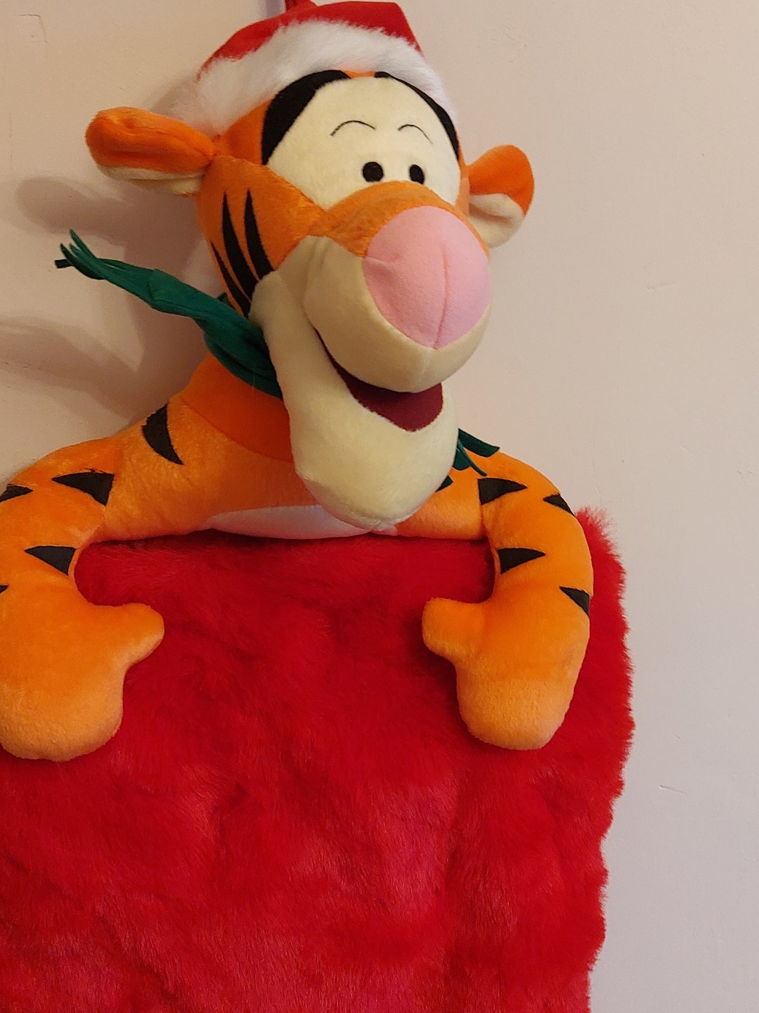 Disney Christmas Stocking TIGGER Winnie the Pooh Holiday Decor for ...