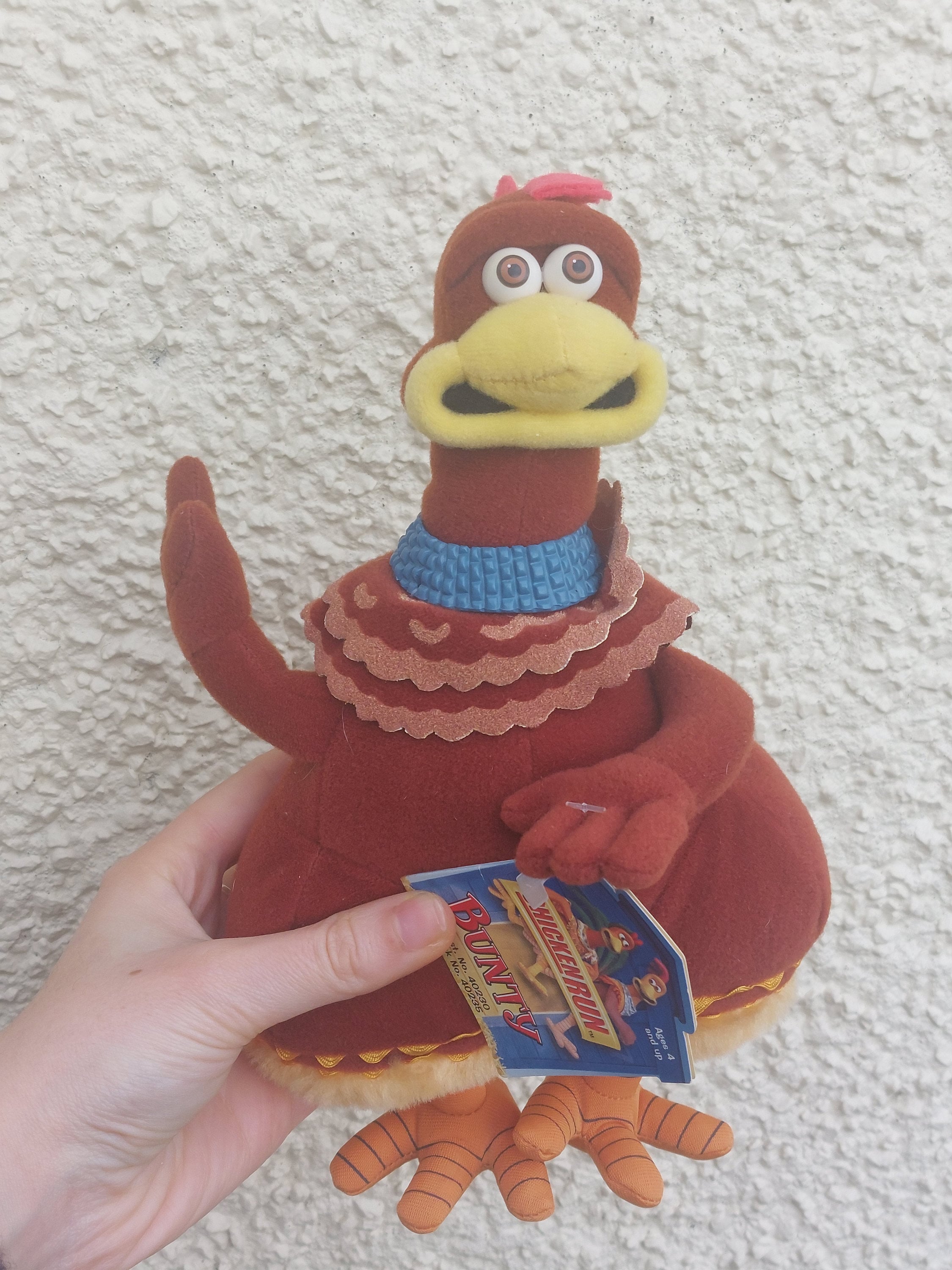 CHICKEN RUN Plush Toy BUNTY Chicken Lover Gift Stuffed Animal - Etsy ...