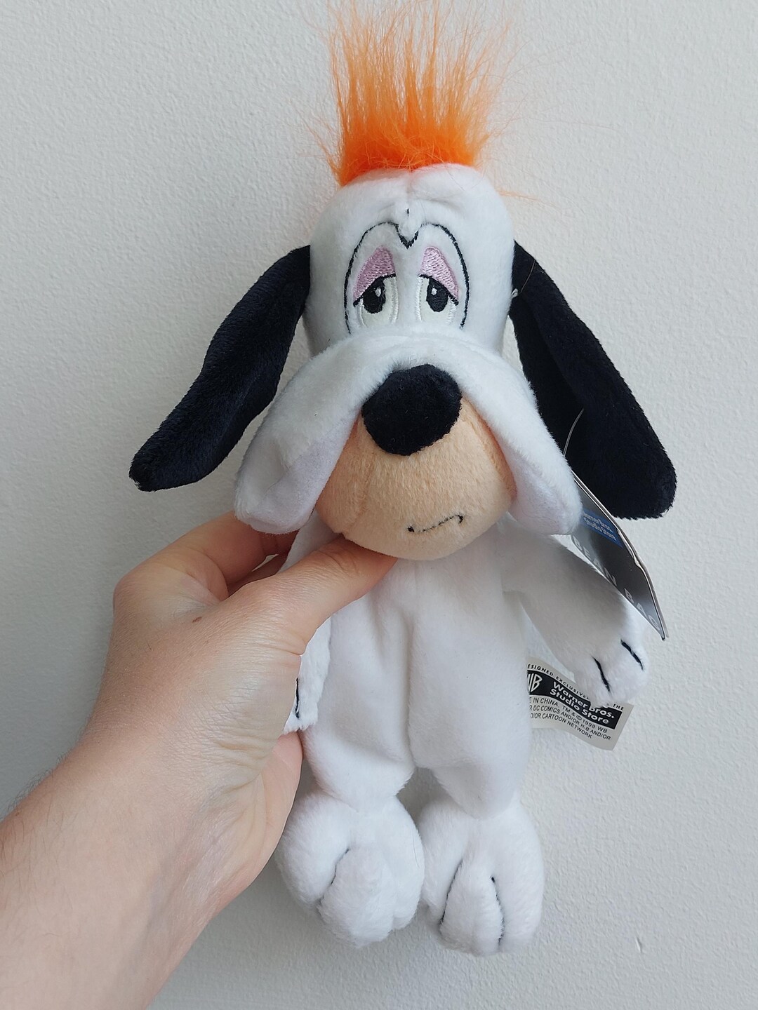 Vintage Droopy Dog Beanie Plush Looney Tunes Bean Bag Cartoon Network ...