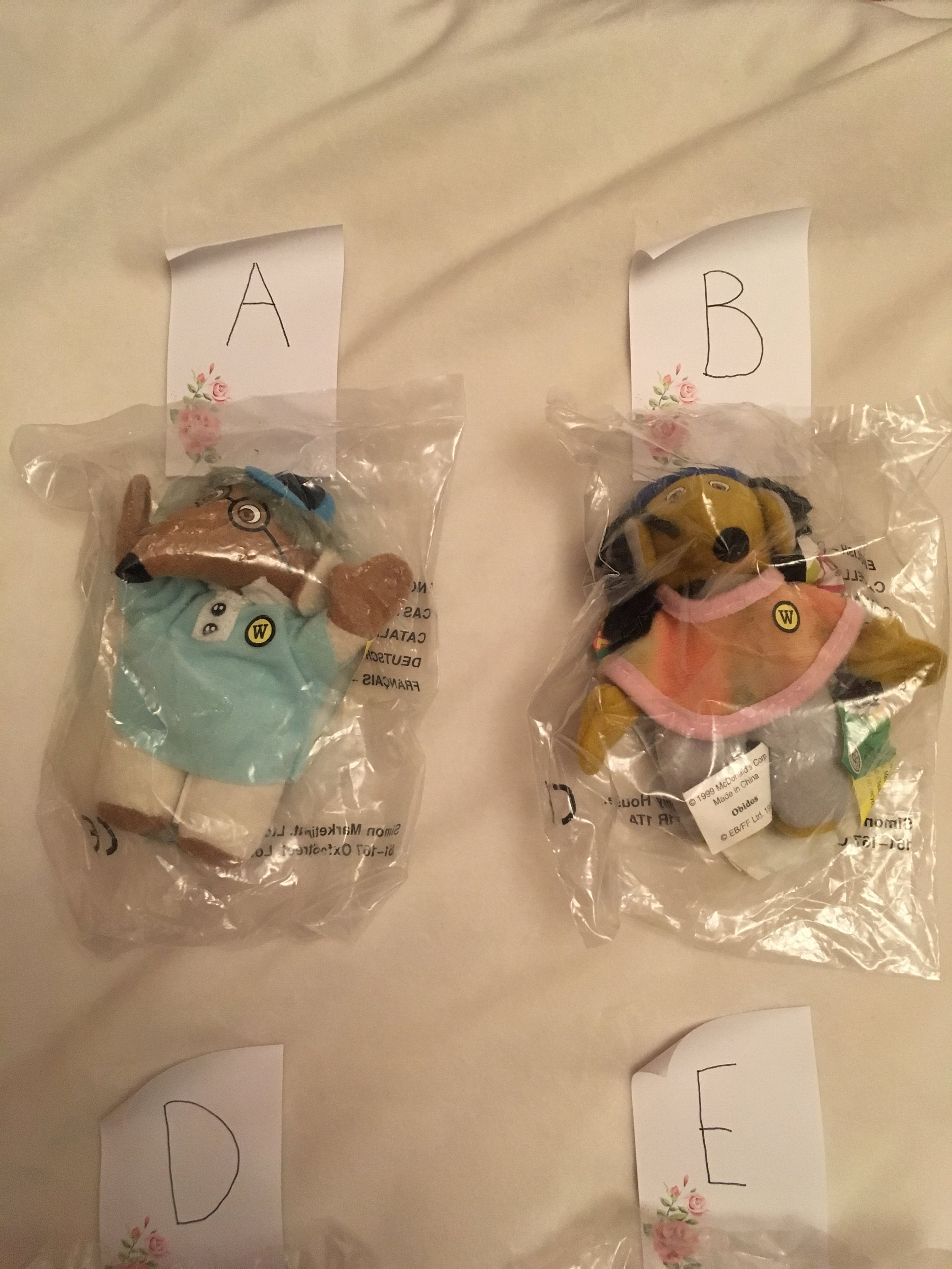 WELLINGTON, OBIDOS, ALDERNEY, Orinoco, Tobermory, Shansi Womble Happy ...