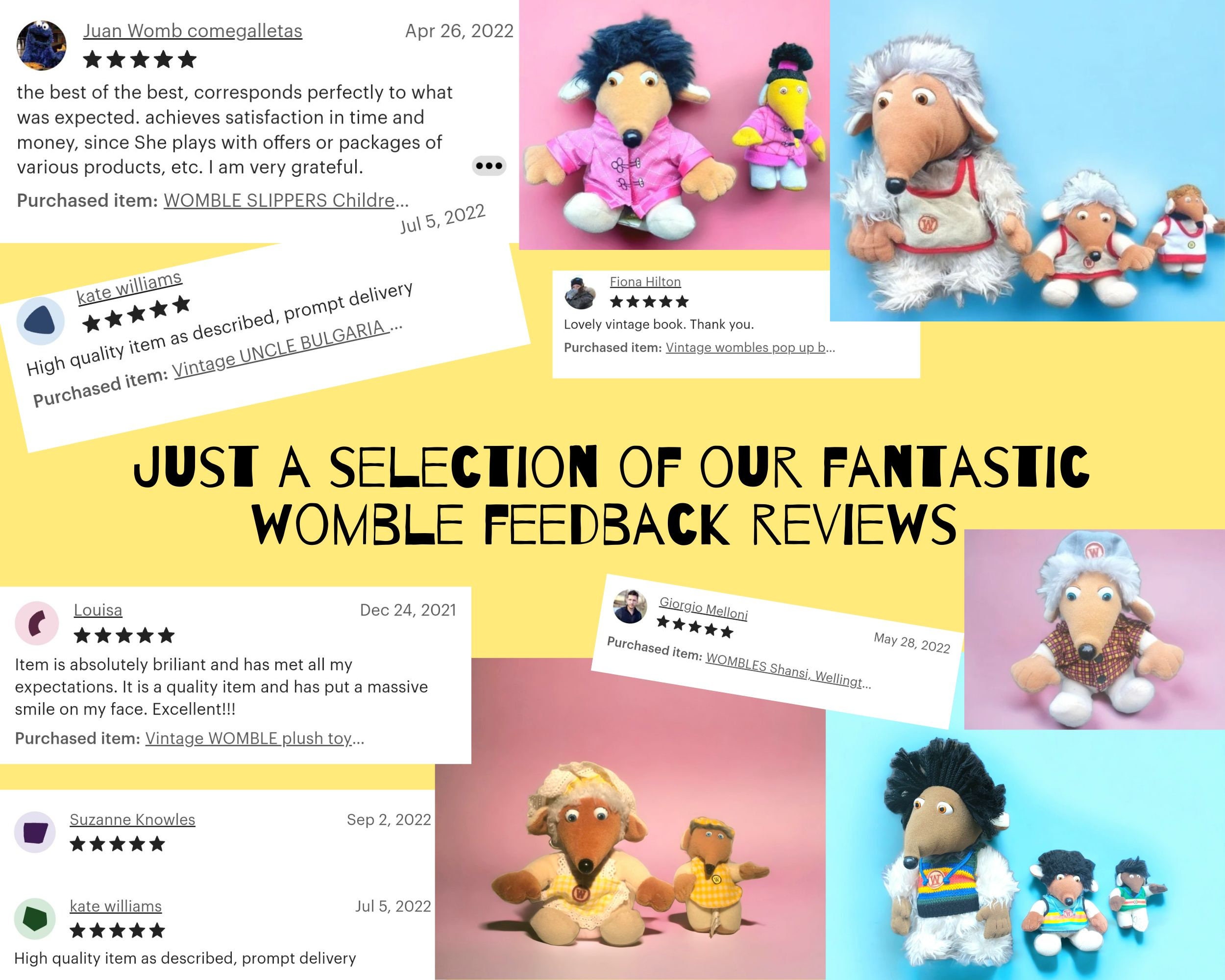 SHANSI WOMBLE Plush Toy Stuffed Animal Beanie Baby Mcdonalds - Etsy UK