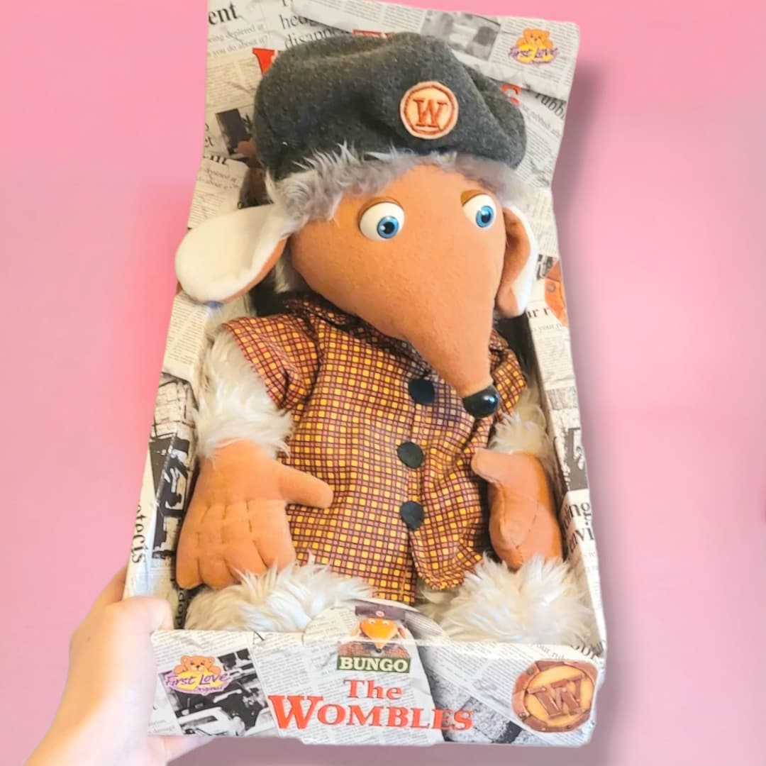 Huge Teddy Bear Womble BUNGO Stuffed Animal Plush Toy New in Box ...