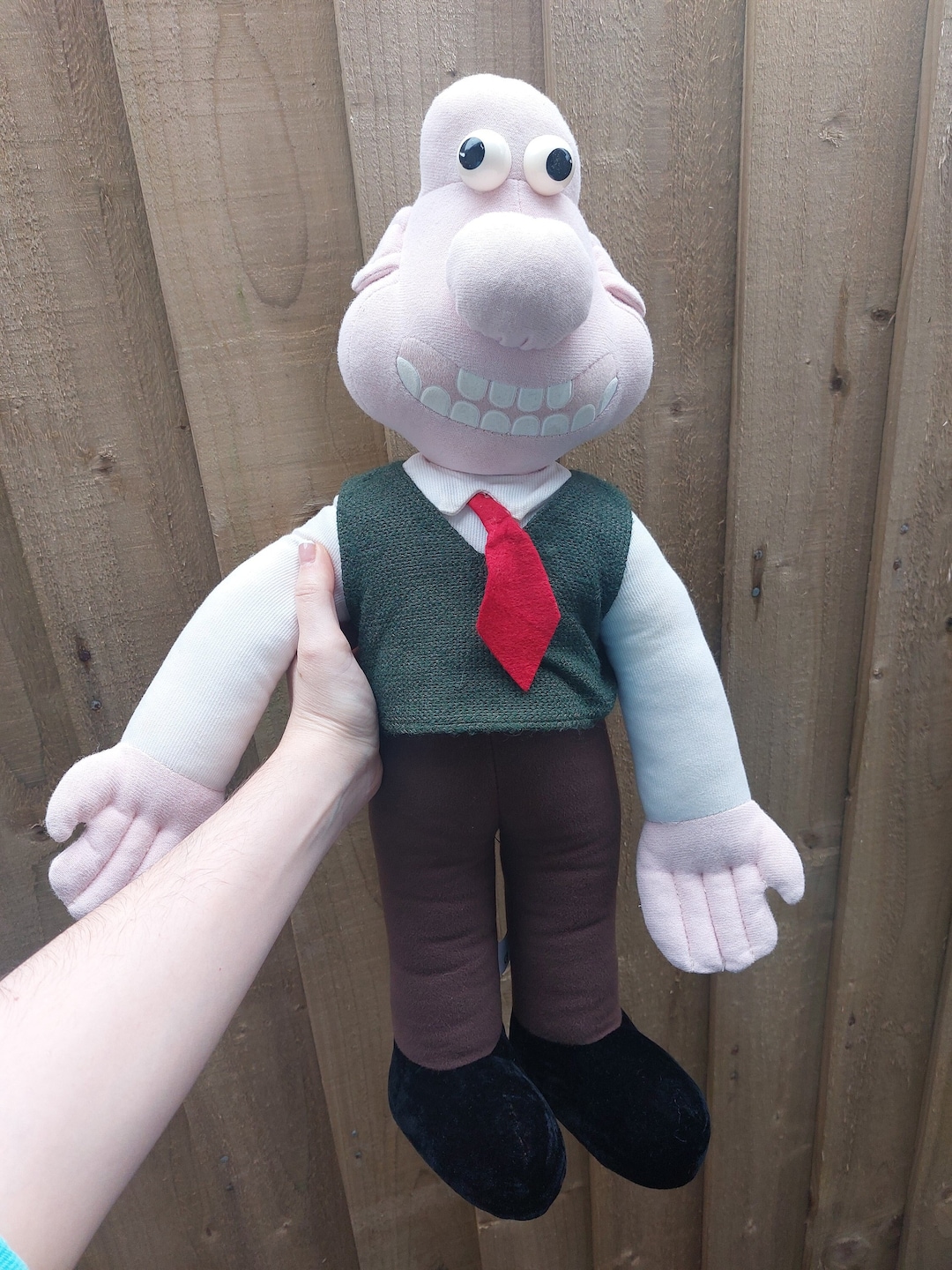 Huge MERRYTHOUGHT Wallace and Gromit Teddy Bear Collectors Gift Aardman ...