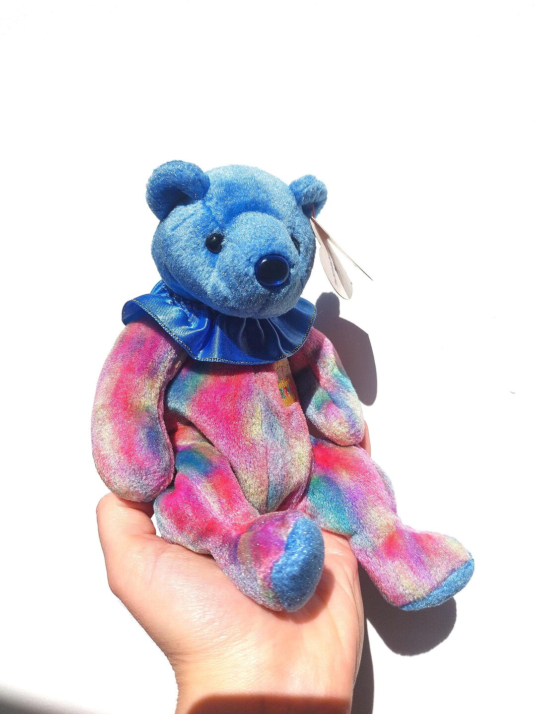 Ty Beanie Baby Septiembre, el oso del cumpleaños - Oso zafiro (18 cm ...