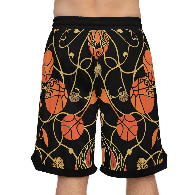 Black Vignette Basketball Shorts Street-ready Courtside Cool Fashion ...