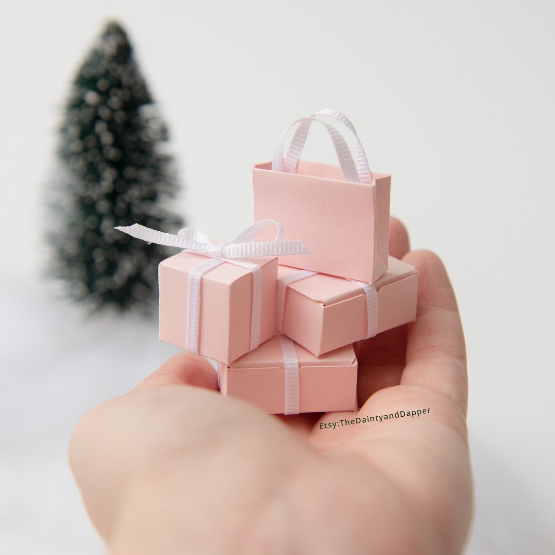 Mini Boxes Template Miniature Box Svg Miniature Shopping Bag - Etsy