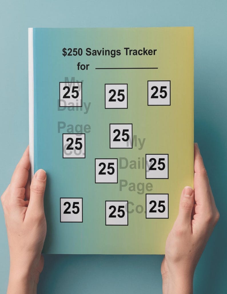 Four Savings Tracker Challenge Sheets for 100, 250, 500 and 1000 ...