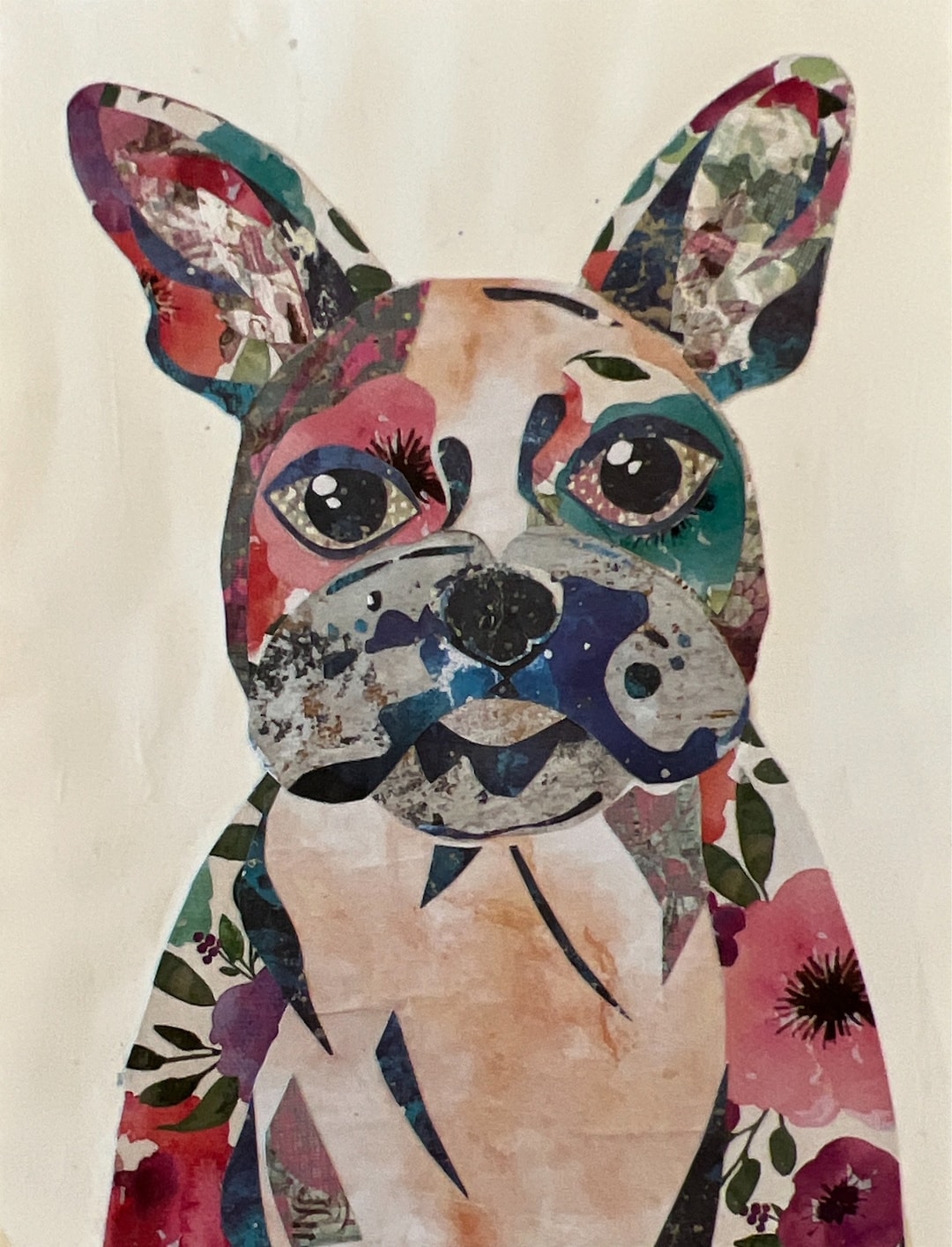 Frenchie Collage Print - Etsy