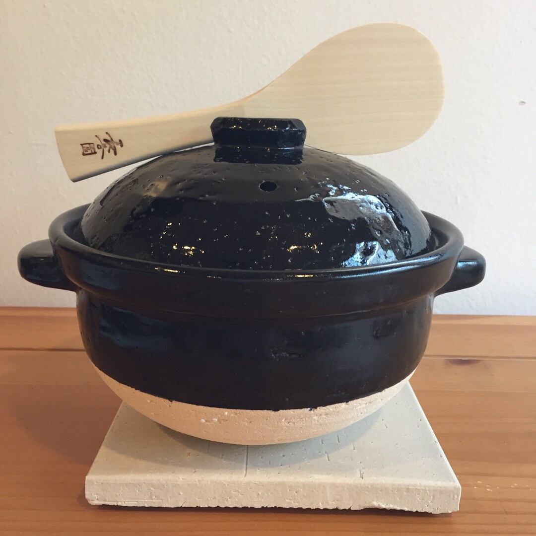 Kamado-san Donabe Earthen Rice Cooker/2,3 and 5 Gou(cup) - Etsy