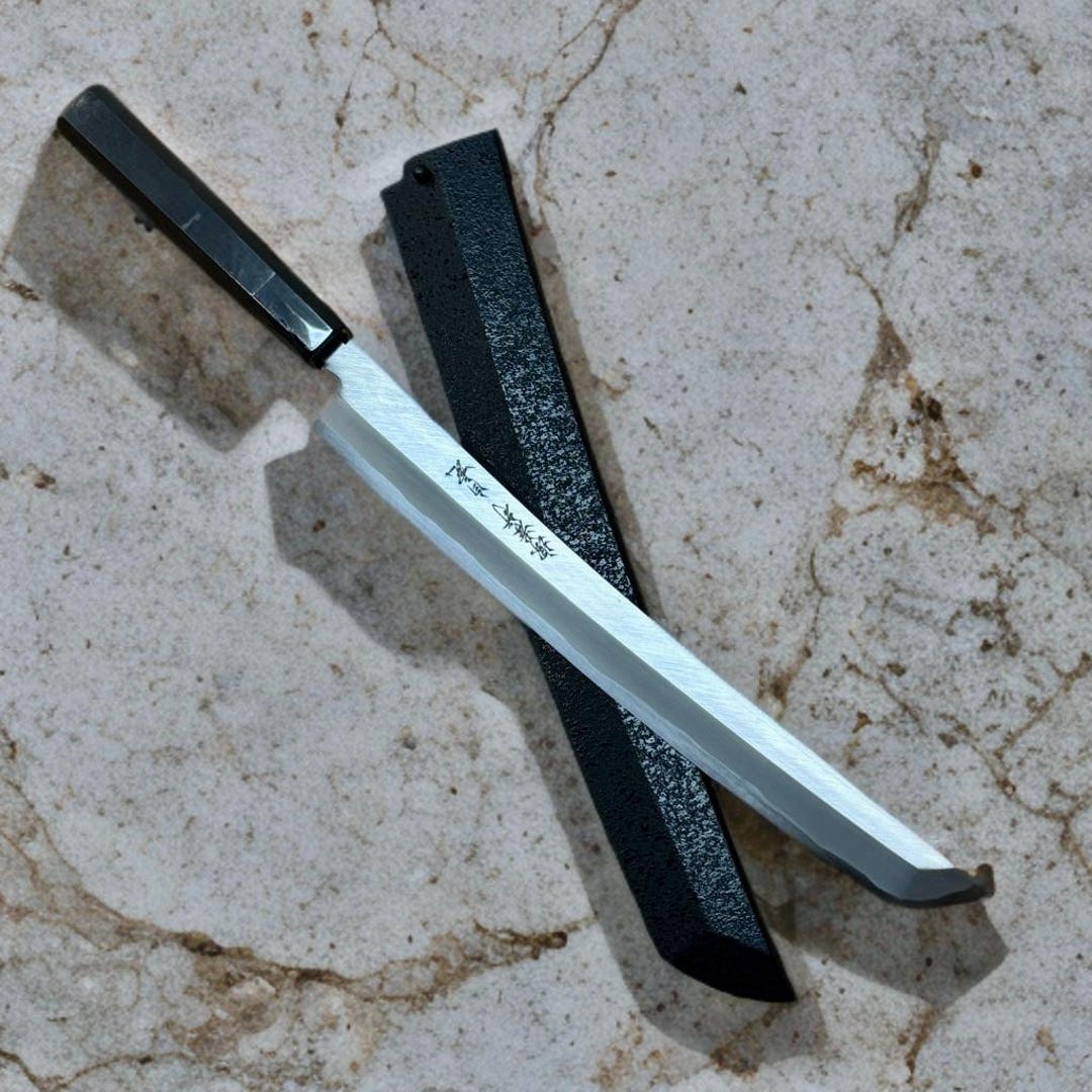 Samurai Sword Sashimi Knife Zangetsu 12 Inch / 300mm TAKAYUKI Byakko ...