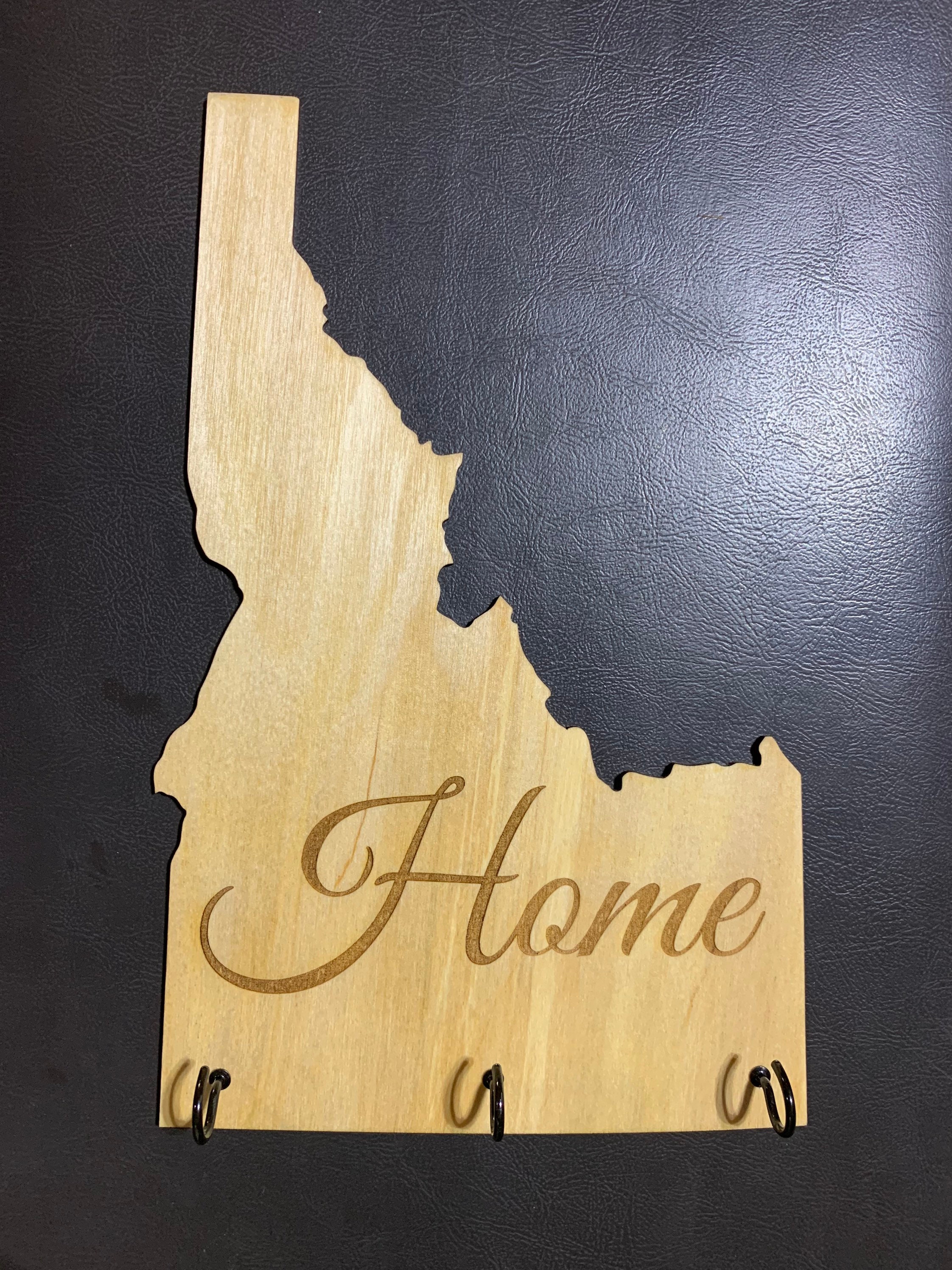 State Shaped Key Holder, Key Hanger, State Hooks, Personalized State ...