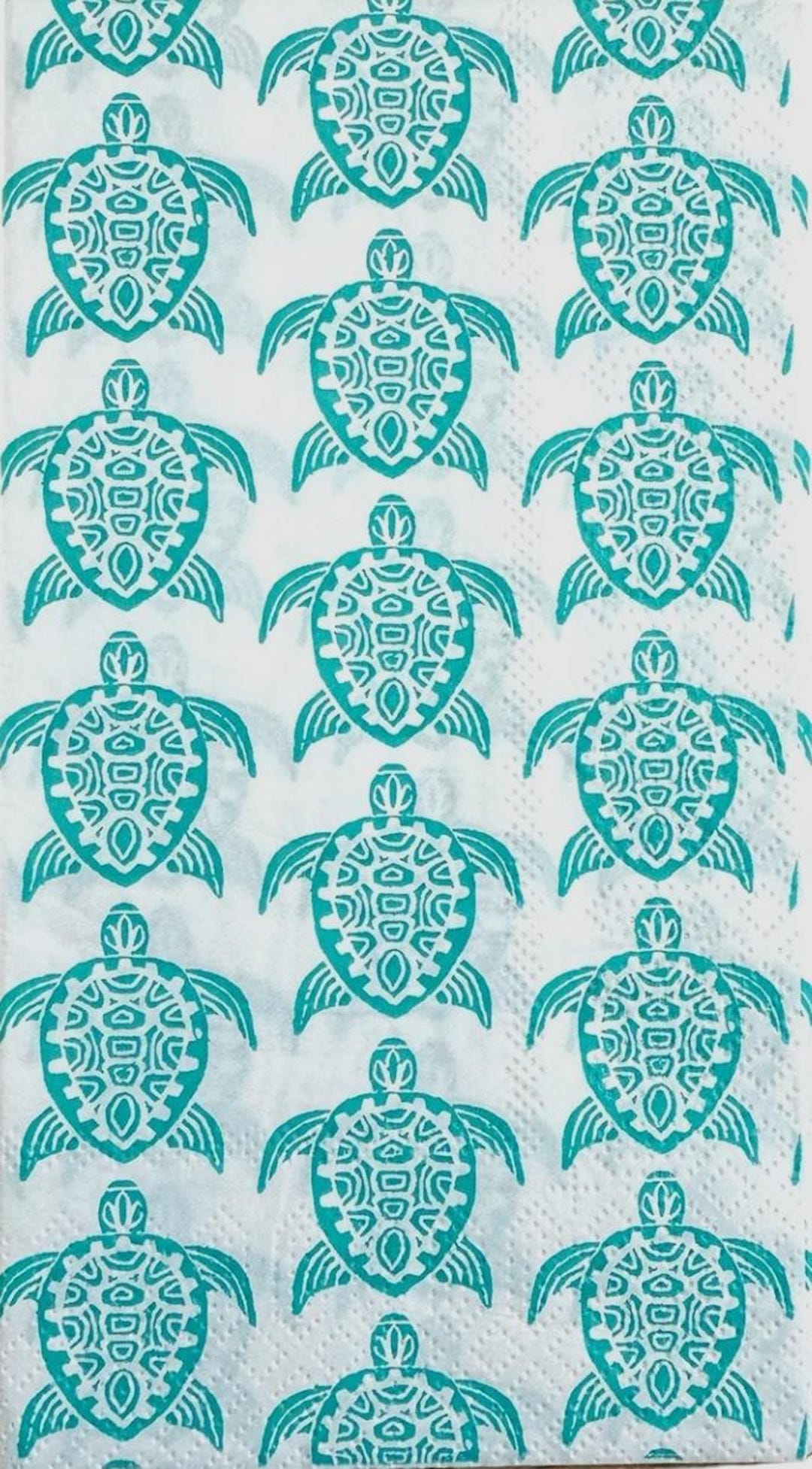 2 Decoupage Napkins- Sea Turtle Paper Napkins- Set of 2 - Guest Size - Etsy