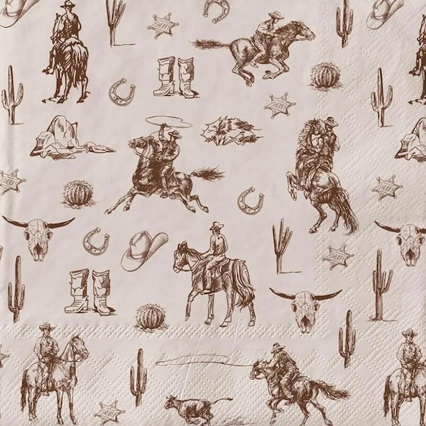 Western Decoupage - Etsy