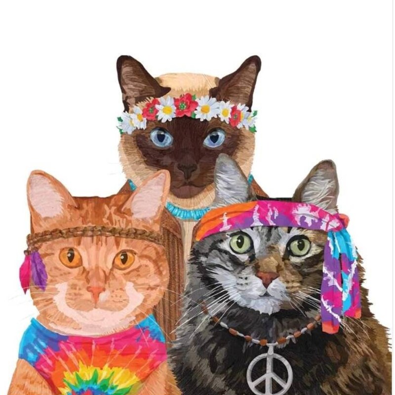 Hippie Cat - Etsy